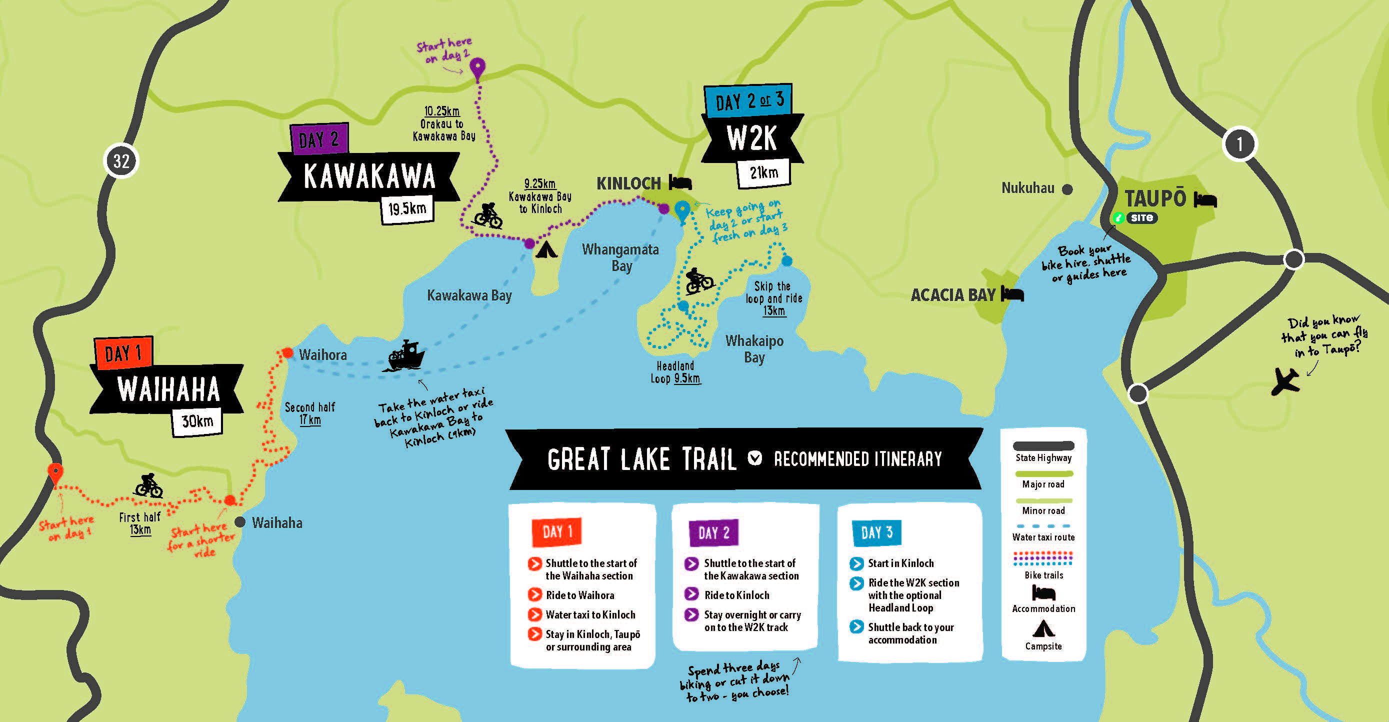 Great Lake Trail, New Zealand | Information, Shuttles, Bike Hire ...